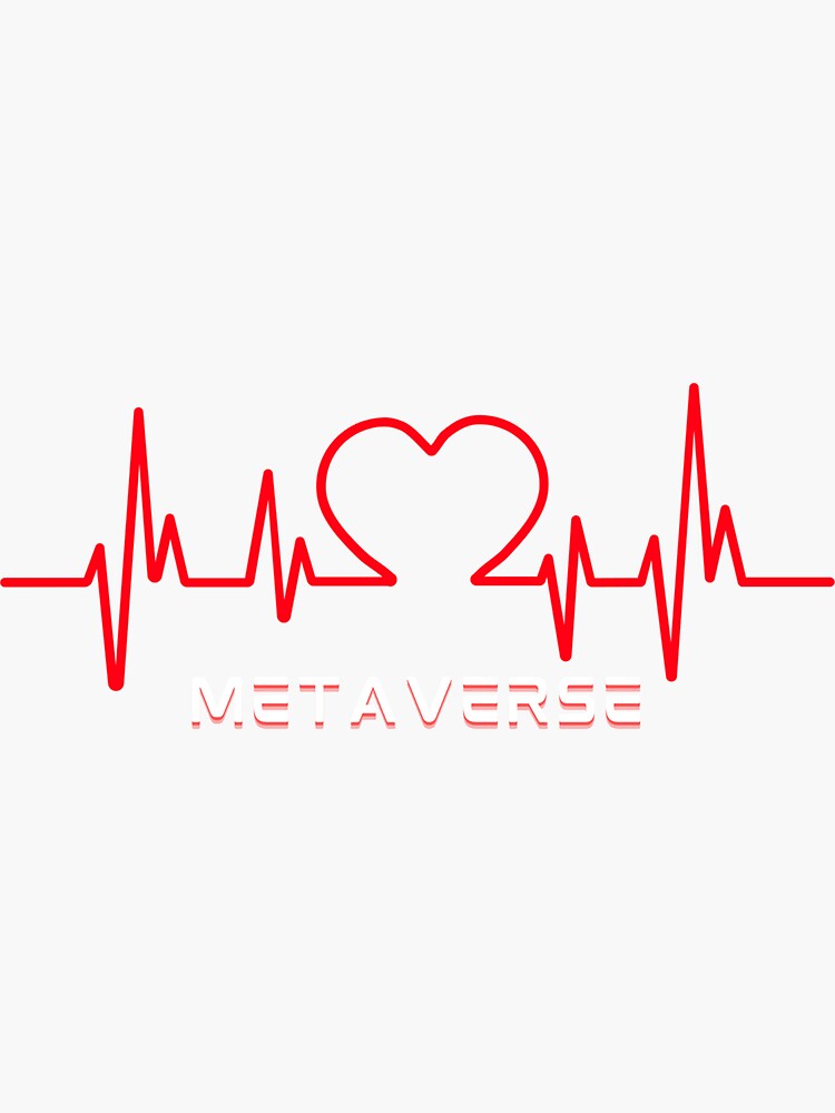 "Metaverse Love Reality Virtual VR " Sticker for Sale by WaguinhoTex ...