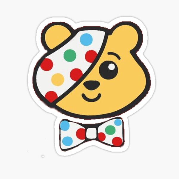 "Tesco Pudsey Bear" Sticker for Sale by Mseabro | Redbubble