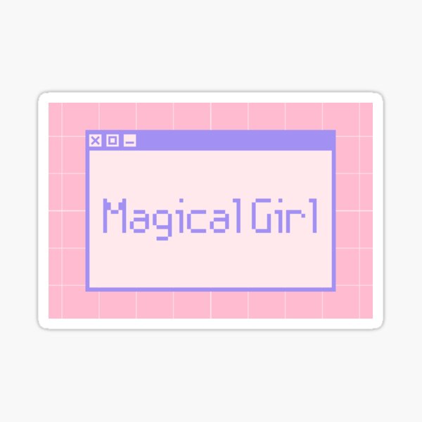 "Magical Girl" Sticker for Sale by gigigorlova | Redbubble