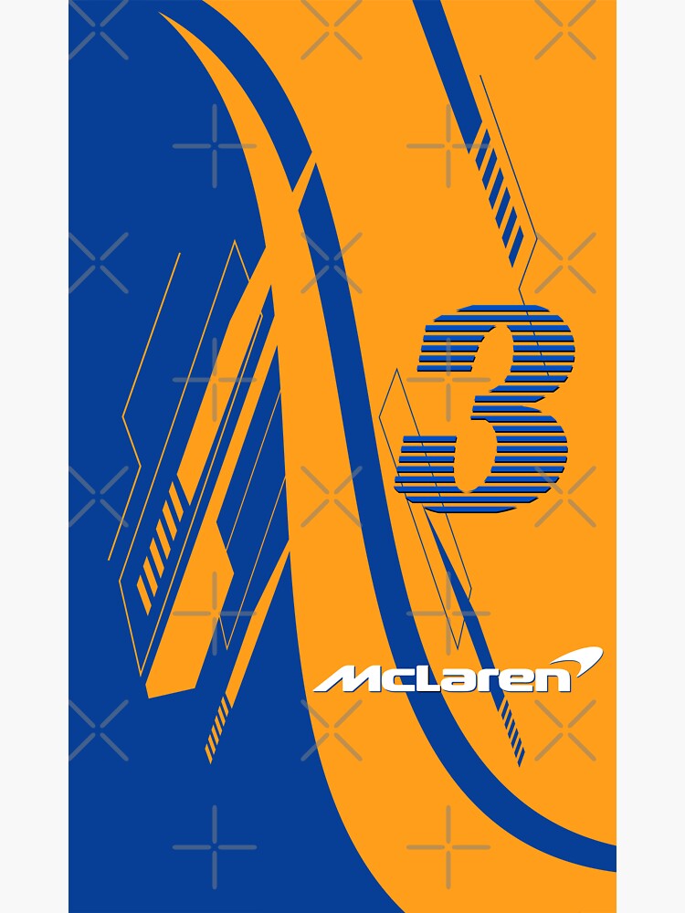 "Daniel Ricciardo 3 - F1 2023" Sticker for Sale by Malaka7 | Redbubble