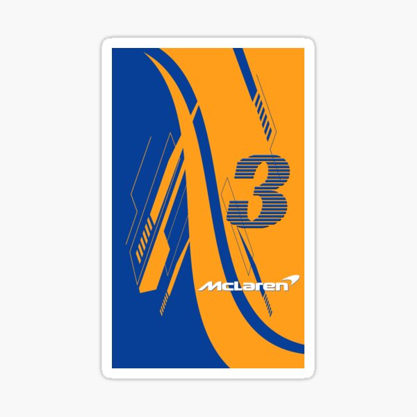 "Daniel Ricciardo 3 - F1 2023" Sticker for Sale by Malaka7 | Redbubble