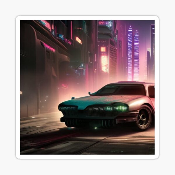 "Cyberpunk City Life" Sticker for Sale by mikejapan2 | Redbubble