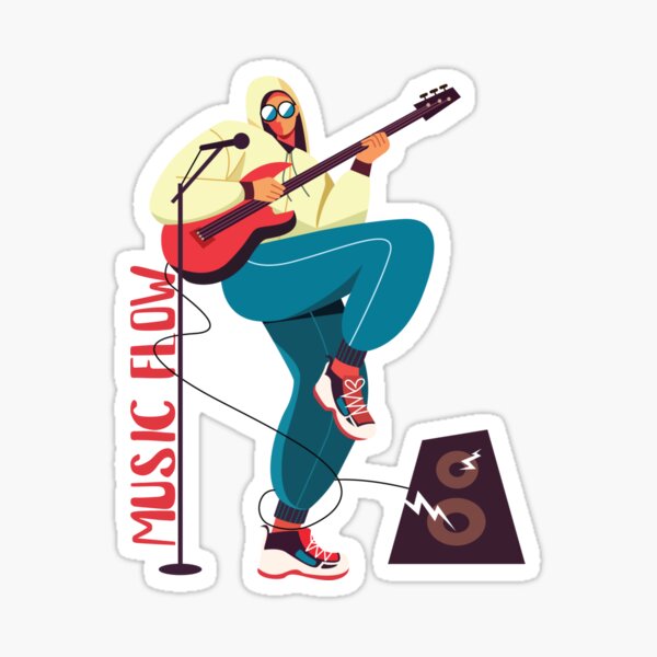 "rock star" Sticker for Sale by rehamhafez | Redbubble