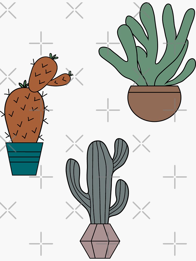 "Cactus for cactus lover" Sticker for Sale by frickedesign | Redbubble