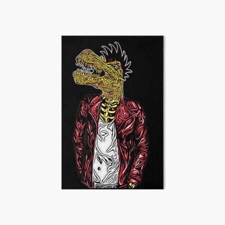 "Dino Punk " Art Board Print by BigTexFunk | Redbubble