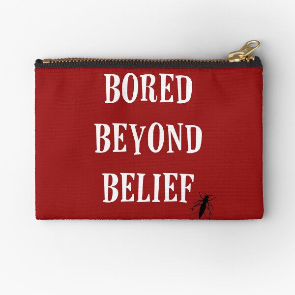 "Ruby Redfort Bored Beyond Belief with fly" Zipper Pouch by ...
