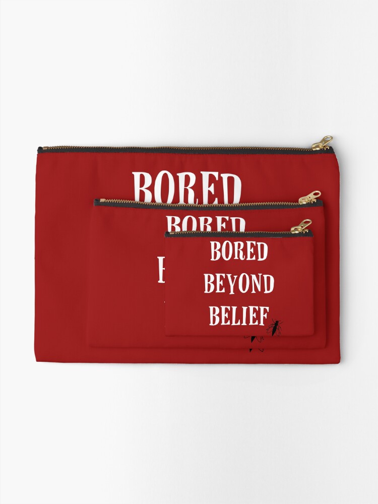 "Ruby Redfort Bored Beyond Belief with fly" Zipper Pouch by ...