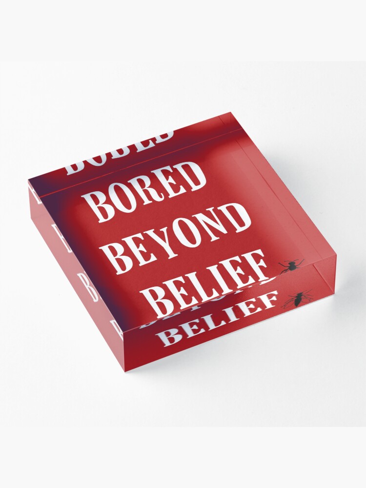 "Ruby Redfort Bored Beyond Belief with fly" Acrylic Block by ...