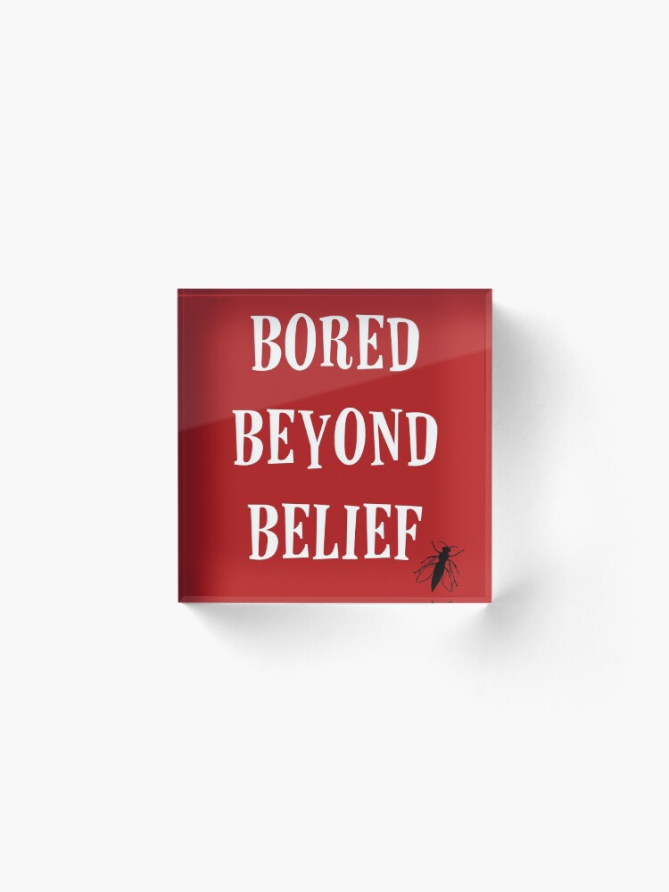 "Ruby Redfort Bored Beyond Belief with fly" Acrylic Block by ...
