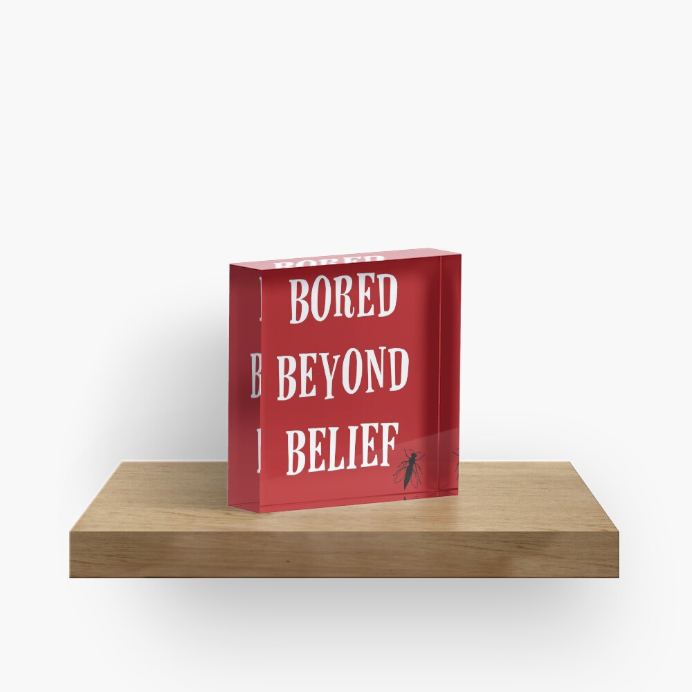 "Ruby Redfort Bored Beyond Belief with fly" Acrylic Block by ...