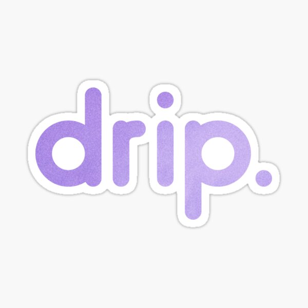 "This is pink drip." Sticker for Sale by drip-clothes | Redbubble