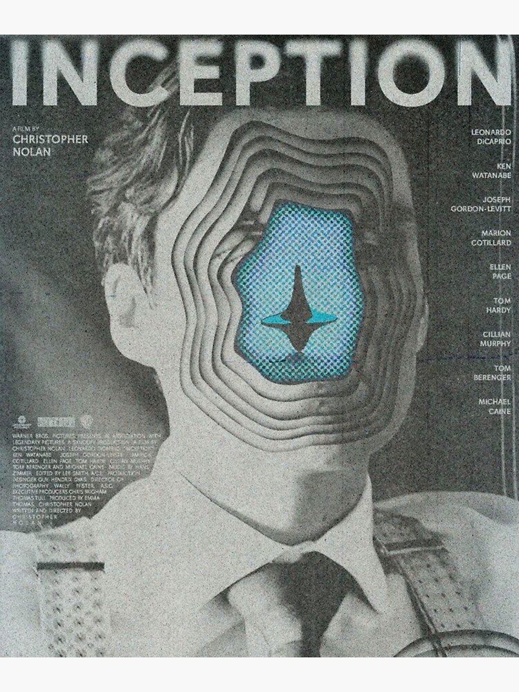 "Inception " Sticker for Sale by VintagePosters6 | Redbubble