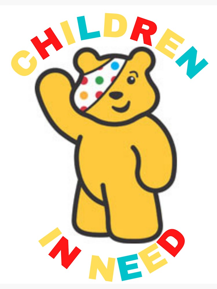 "pudsey asda children in need" Sticker for Sale by LiveWorld2023 ...