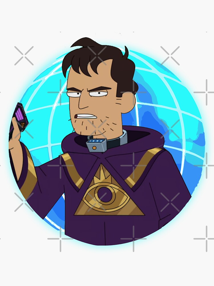 "Inside Job - Ron Staedtler " Sticker for Sale by HyenasDesign | Redbubble