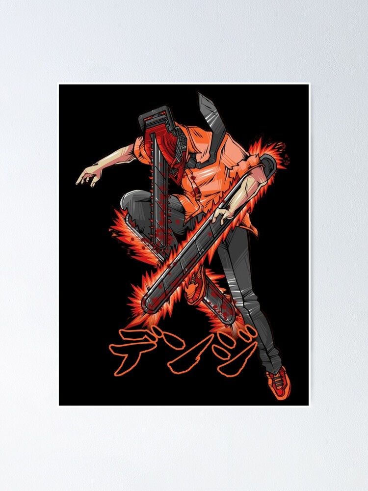 "Chainsaw man denji" Poster for Sale by BATIF-X7 | Redbubble