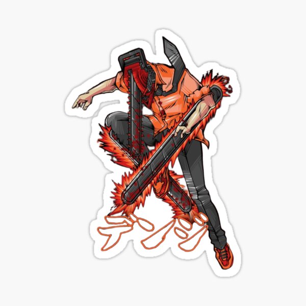 "Chainsaw man denji" Sticker for Sale by BATIF-X7 | Redbubble