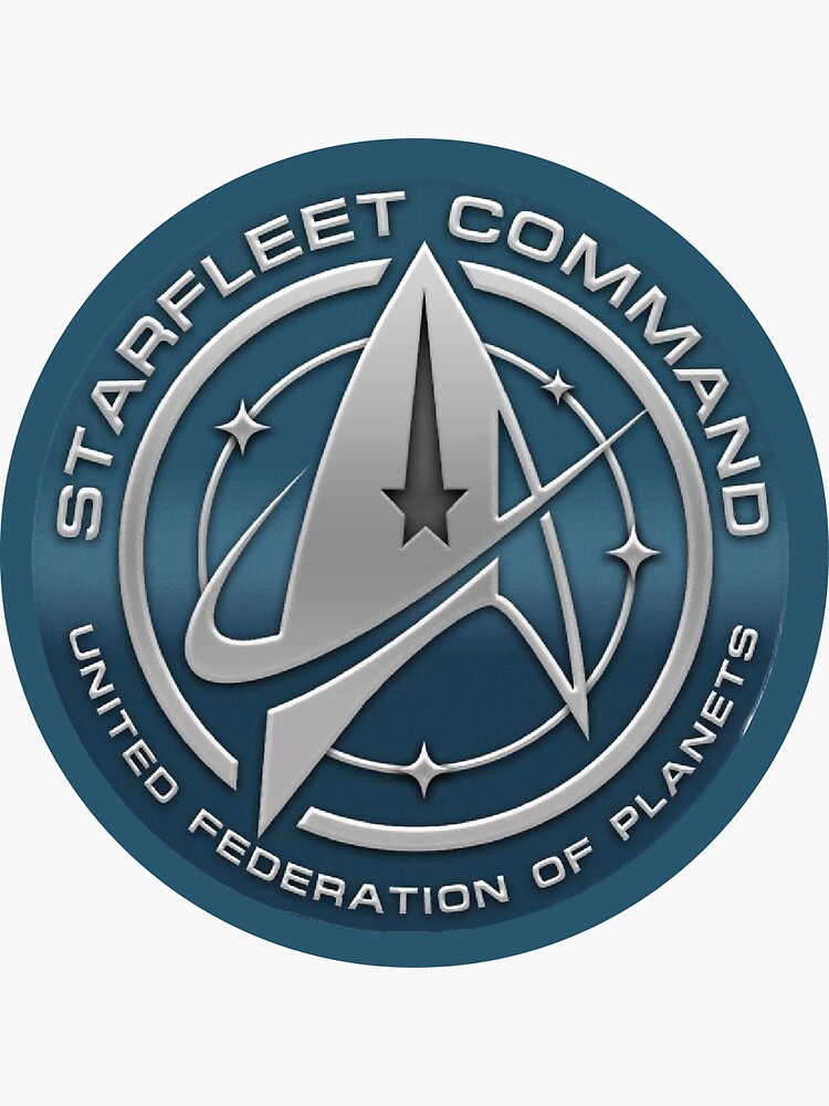 "Star Fleet Command" Sticker for Sale by Lynn Kenworthy | Redbubble