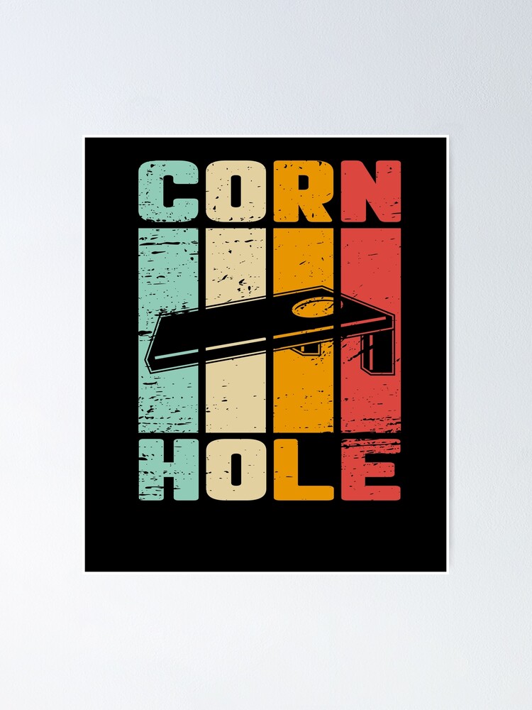 Póster «hoyo de maíz, campeón de hoyo de maíz, tu hoyo es mi objetivo ...
