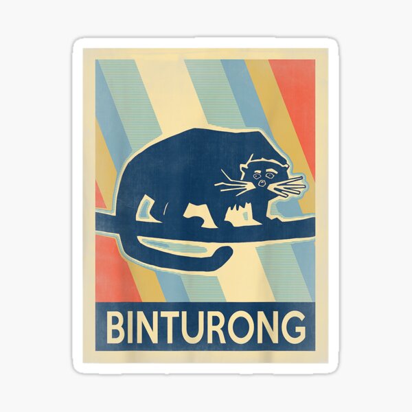 "Binturong Animal" Sticker for Sale by jhftudgs5 | Redbubble