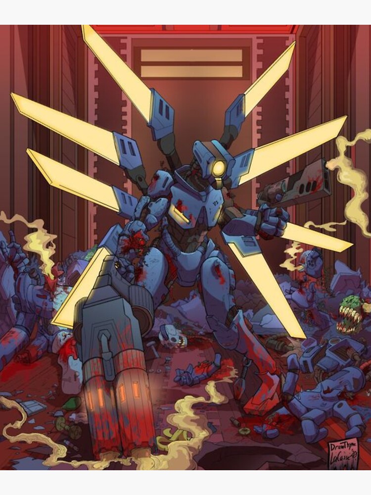 "ultrakill poster " Sticker for Sale by SRTSHOP10 | Redbubble