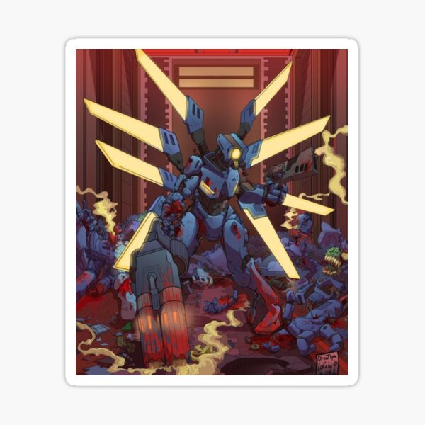 "ultrakill poster " Sticker for Sale by SRTSHOP10 | Redbubble