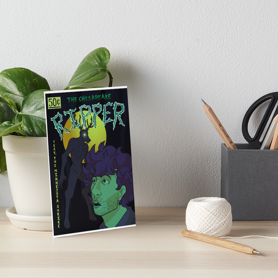 "The Chesapeake Ripper Hannibal Fake Comic Cover" Art Board Print for ...