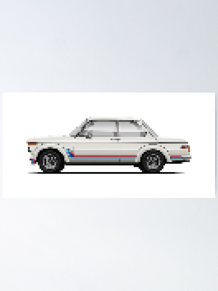 "2002 turbo 1973 pixel art car" Poster for Sale by chalavek | Redbubble