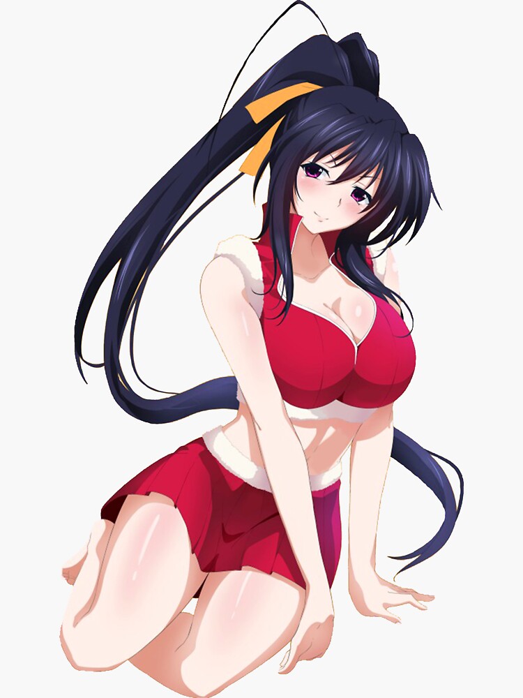 Himejima Akeno Sticker For Sale By Waifu Heaven69 Redbubble