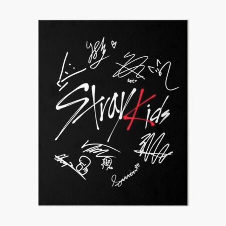 "Stray Kids signatures logo Blue SKZ kpop boy group bang chan lee know ...