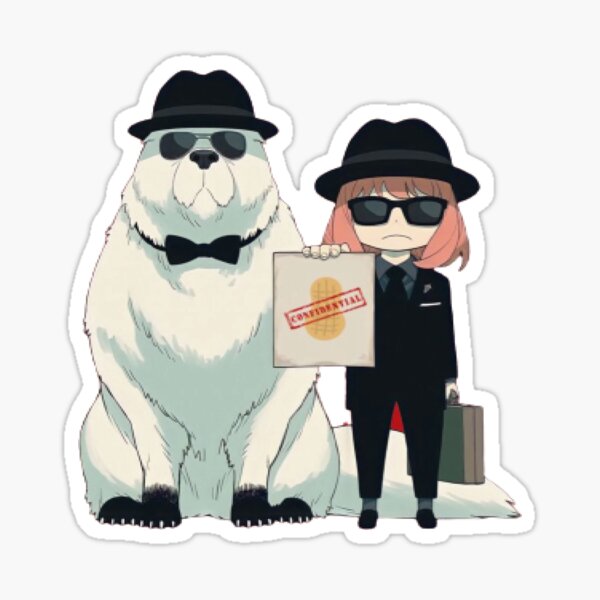 "ANYA and BOND" Sticker for Sale by fastofashion | Redbubble