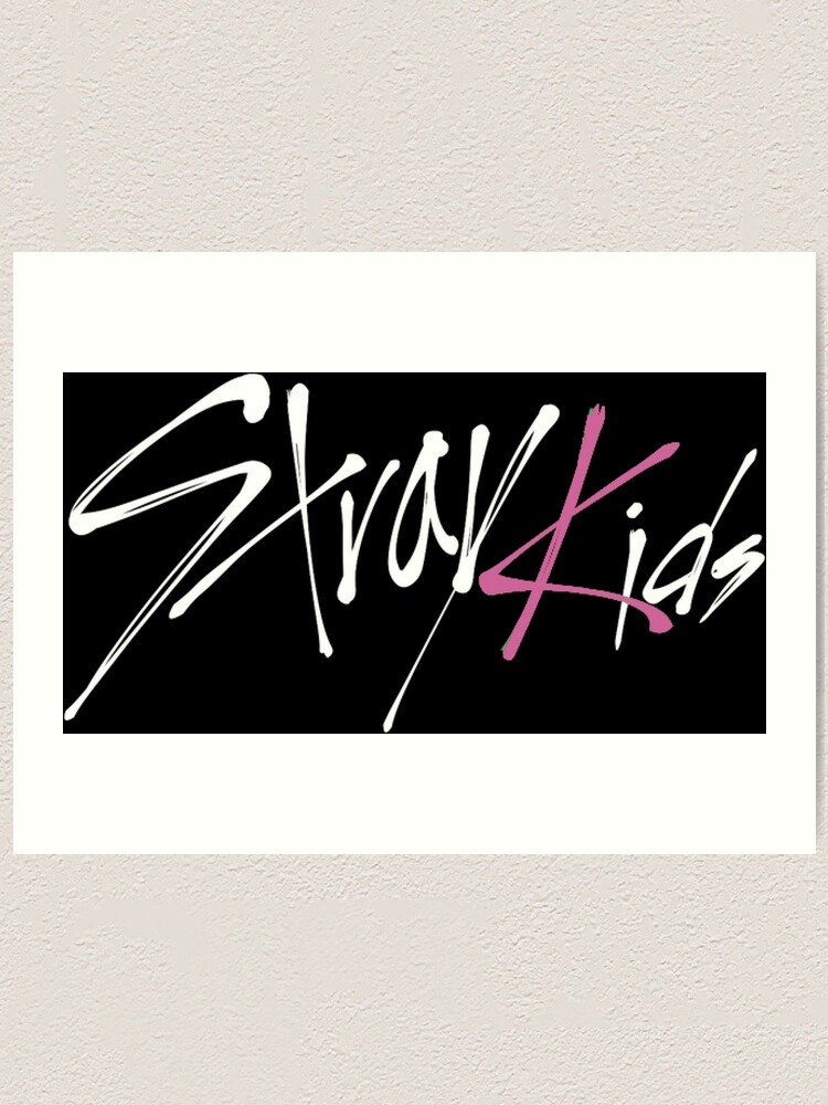 "Stray Kids signatures logo Pink SKZ kpop boy group bang chan lee know ...