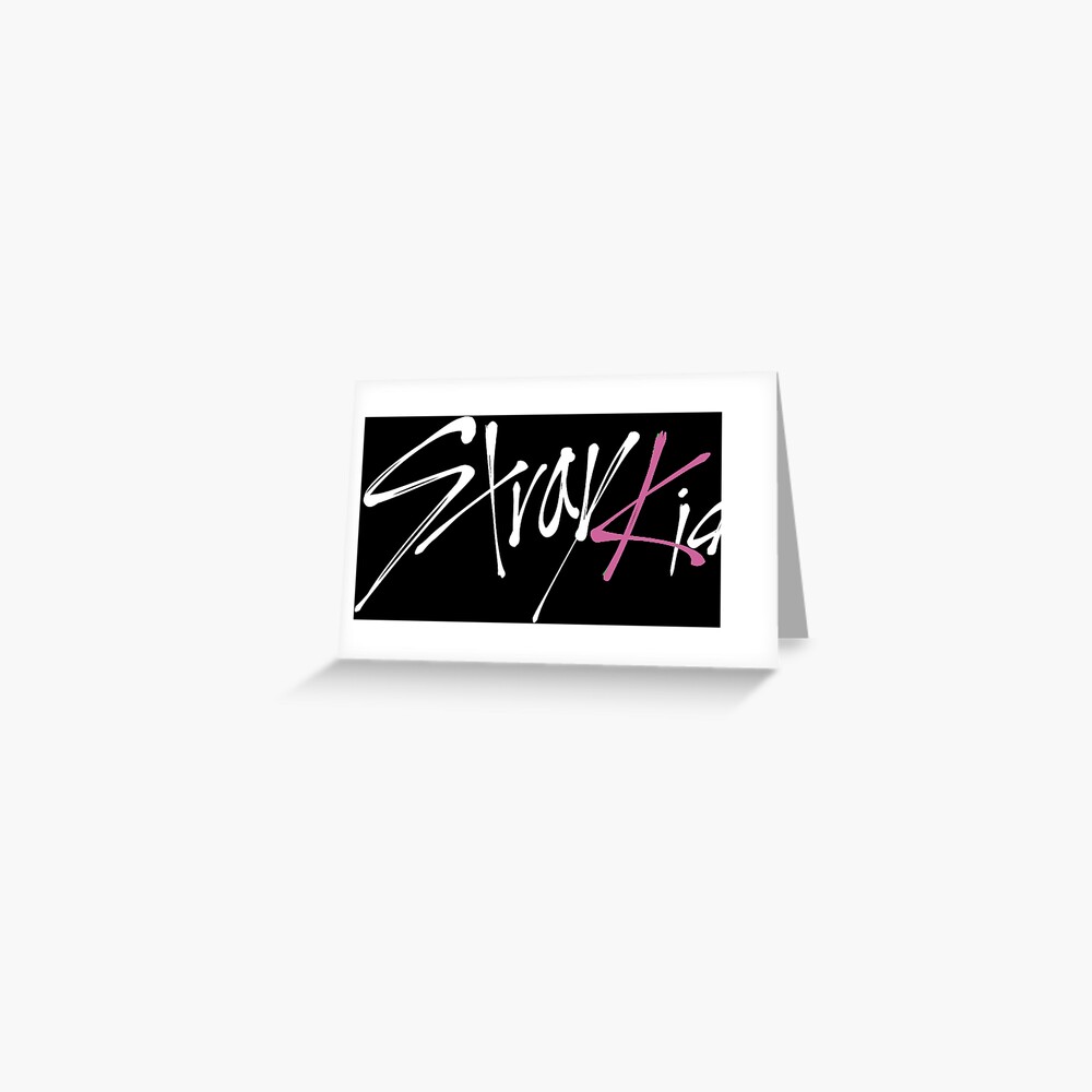 "Stray Kids signatures logo Pink SKZ kpop boy group bang chan lee know ...