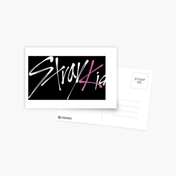 "Stray Kids signatures logo Pink SKZ kpop boy group bang chan lee know ...