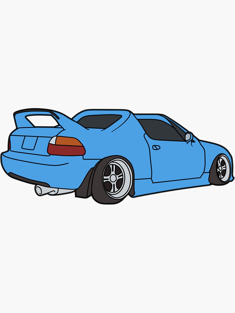 "Honda Del Sol" Sticker for Sale by Susk240 | Redbubble