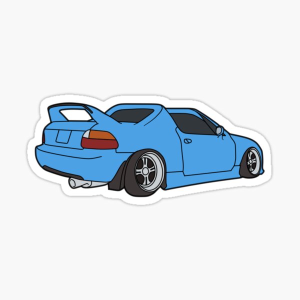 "Honda Del Sol" Sticker for Sale by Susk240 | Redbubble
