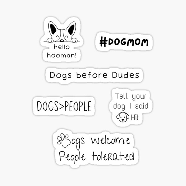 "Dog Sticker Pack" Sticker for Sale by Ronaut | Redbubble
