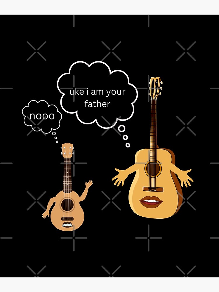 "ukulele player uke i am your father" Poster for Sale by SwifTech ...
