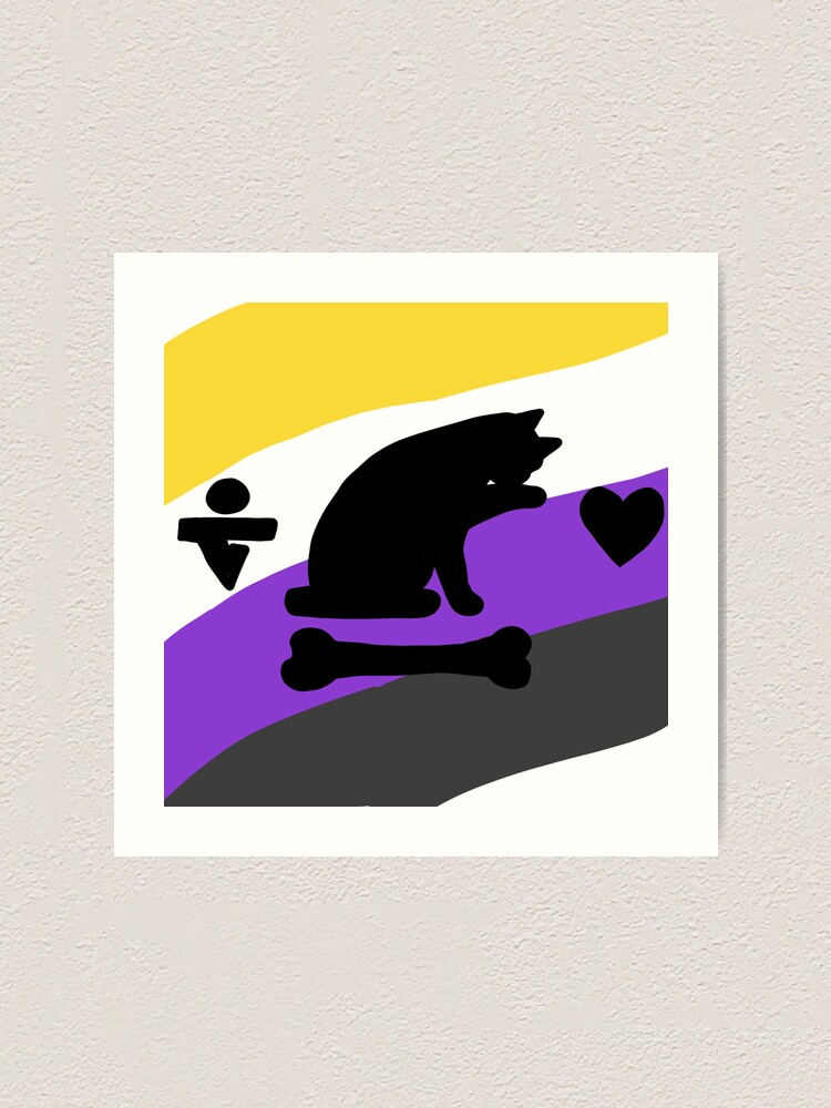 "Our Flag Means Death Inspired Pirate Non-binary Pride Flag" Art Print for Sale by ...