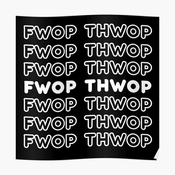 "Fwop Thwop Yaoi Sounds BL Merch" Poster for Sale by NozzzeBubble ...