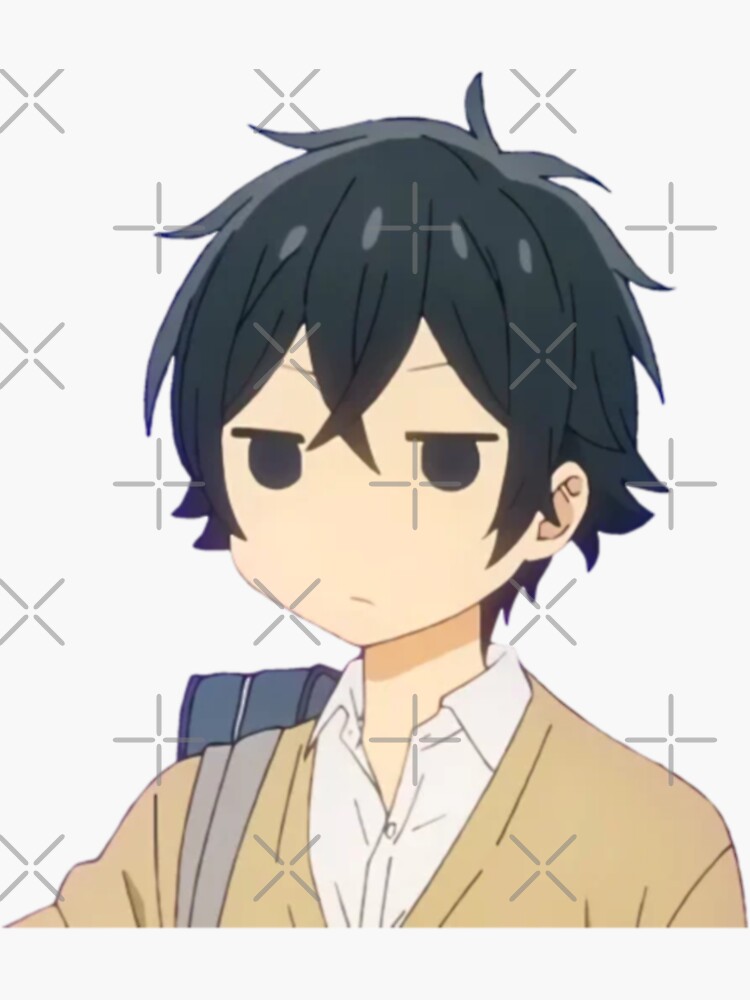 "Baka miyamura chibi" Sticker for Sale by Akuma-san | Redbubble