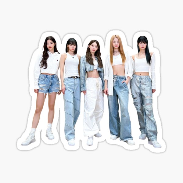 "lesserafim" Sticker for Sale by kmixx | Redbubble