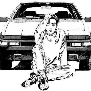 "Initial D" Sticker for Sale by YipItsArt | Redbubble
