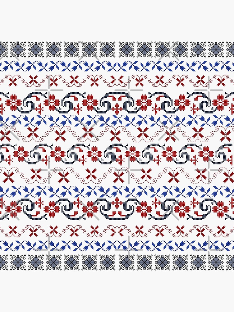 "Eastern Europe Pattern, Traditional Folk, Folklor" Sticker for Sale by ...