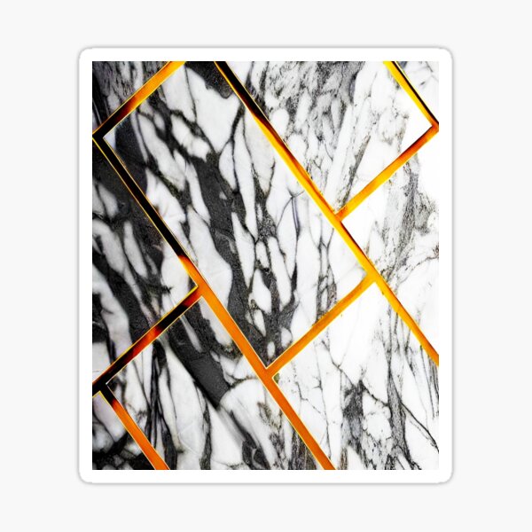 "Marble gold tile texture" Sticker for Sale by Ascooepics | Redbubble