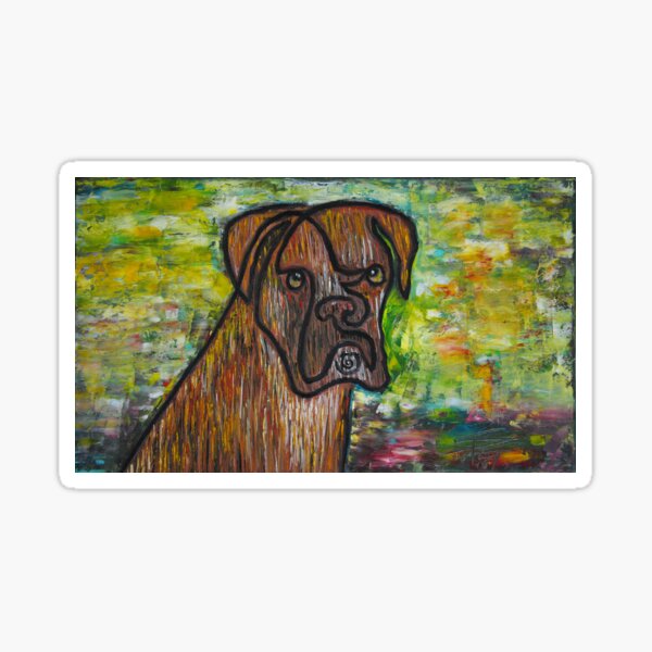"Puzzle Dog - Dak o Dak" Sticker for Sale by Paun | Redbubble