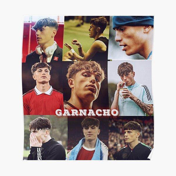 "Alejandro Garnacho" Poster for Sale by AESTHETICMEN | Redbubble