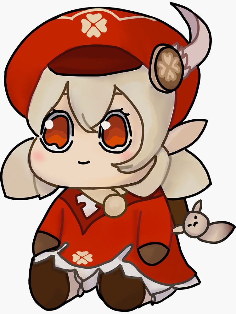 "Klee chibi" Sticker for Sale by electricdecades | Redbubble