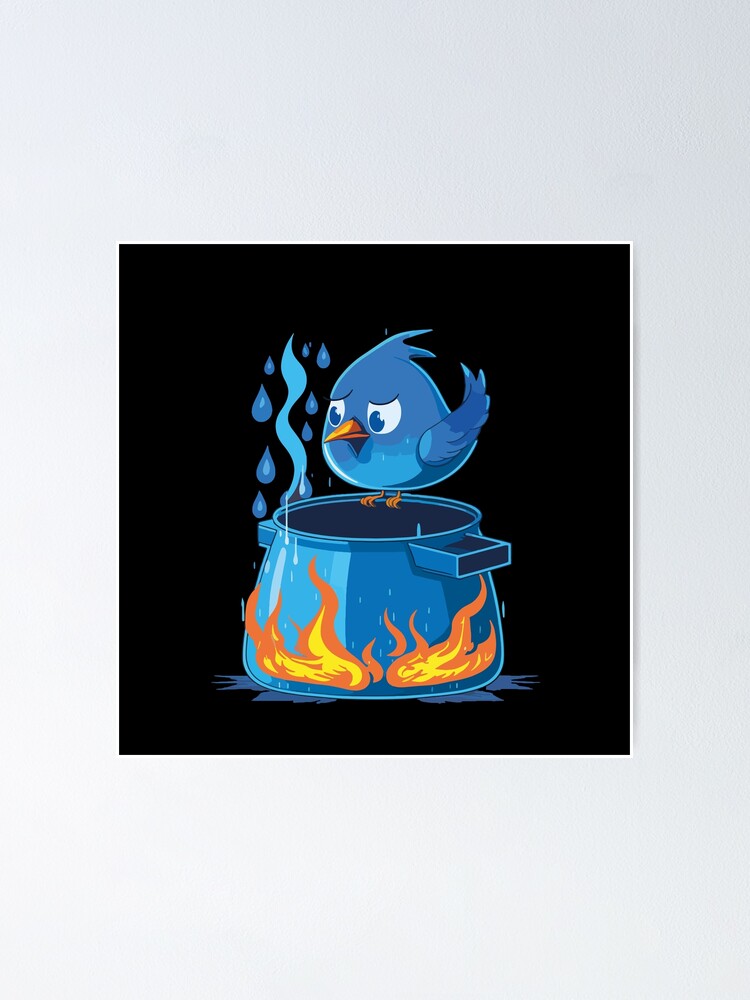 "Bye Bye Blue Bird by ai.miilk" Poster for Sale by ai-miilk | Redbubble