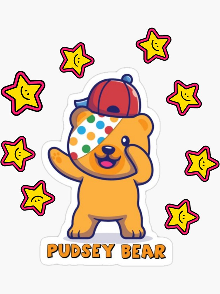 "tesco pudsey bear" Sticker for Sale by namipaliso | Redbubble