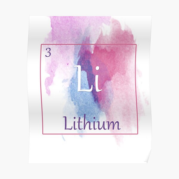 "Elementals: Lithium" Poster for Sale by shauniamckenzie | Redbubble